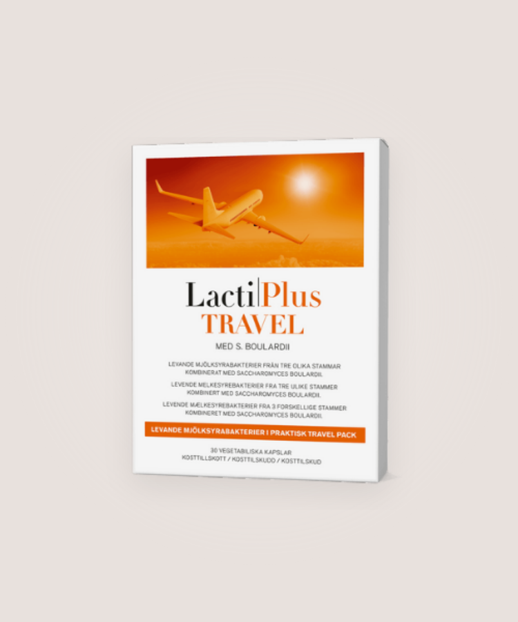 Lactiplus Travel 30 kapslar | Behandla IBS, ballongmage och orolig mage ...